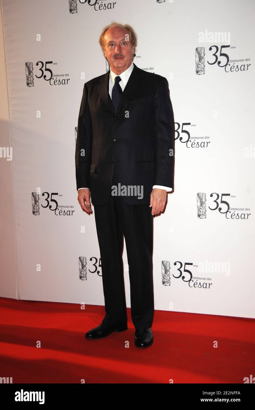 Bernard Farcy arriving to the 35th Cesar Film Awards held at the ...