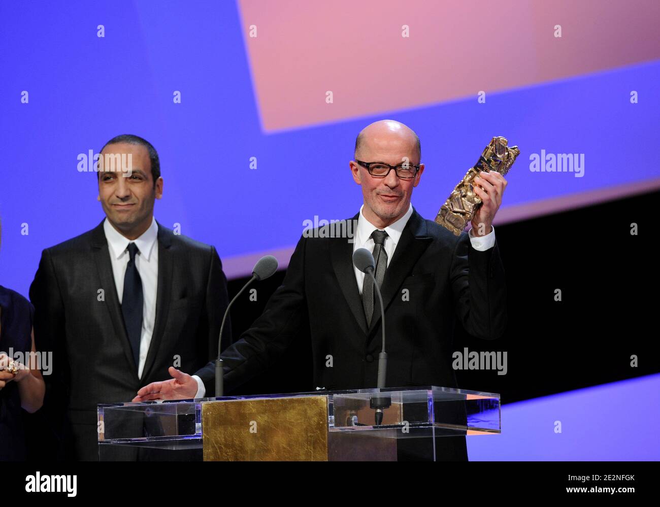 Best director Jacques Audiard during the 35th Cesar Film Awards ...