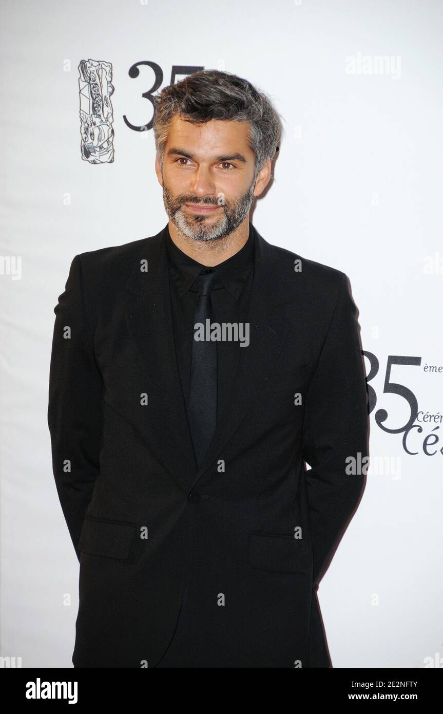 Francois Vincentelli arriving to the 35th Cesar ceremony (French cinema ...