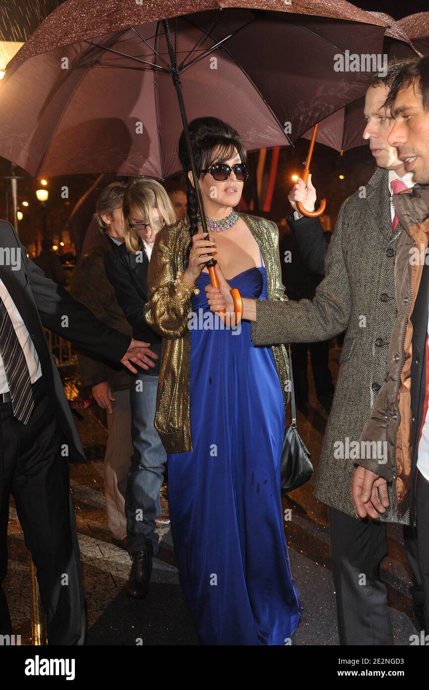 Isabelle Adjani arriving at the Gala Diner following the 35th annual ...