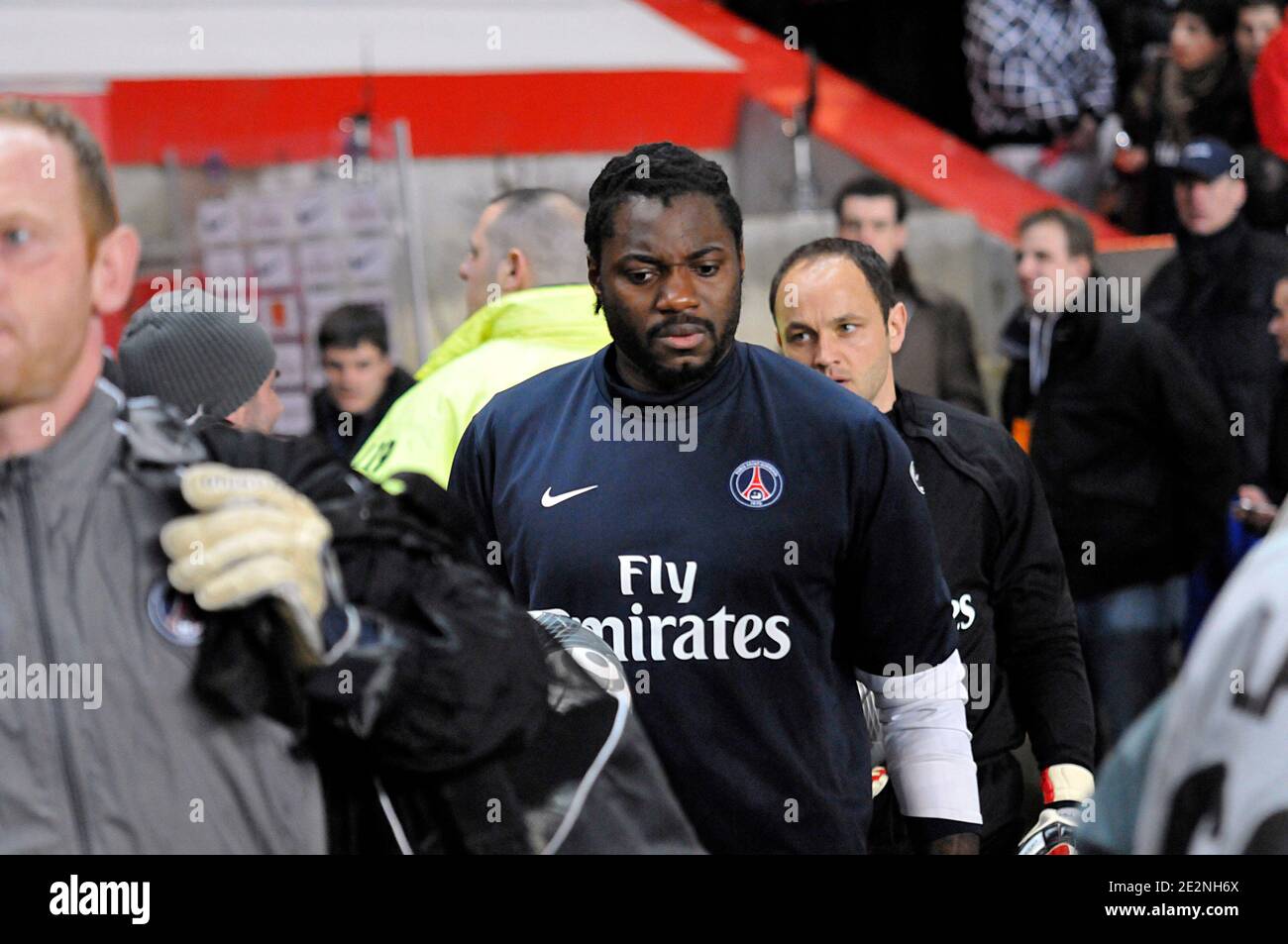 Paris saint germain goalkeeper apoula edel hi-res stock photography and ...