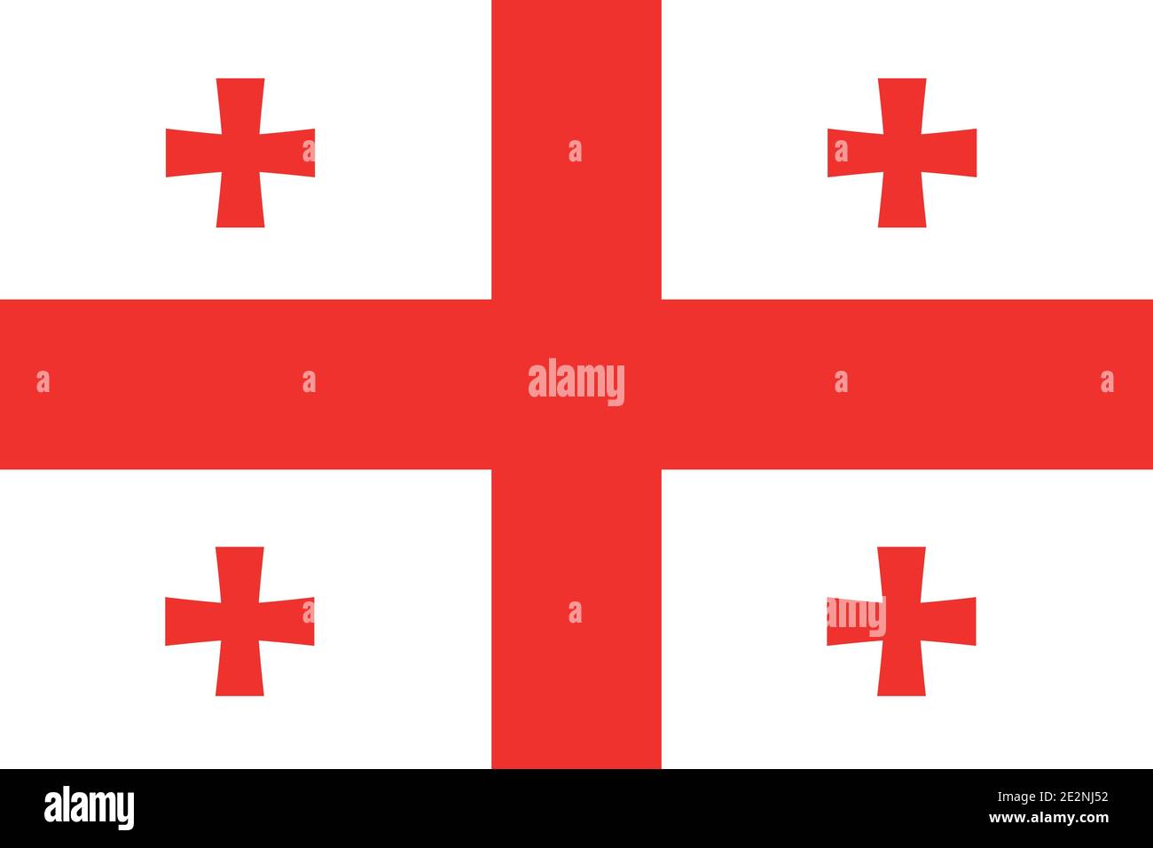 Flag georgia banner icon logo hi-res stock photography and images - Alamy