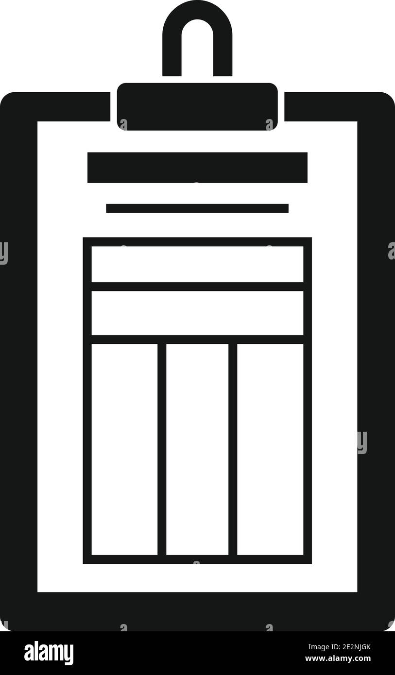 Estimator clipboard icon, simple style Stock Vector Image & Art - Alamy Estimator clipboard icon, simple style Stock Vector Image & Art - Alamy