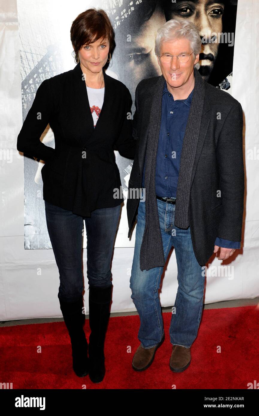 Richard Gere and Carey Lowell attend the premiere of Overture Films ...