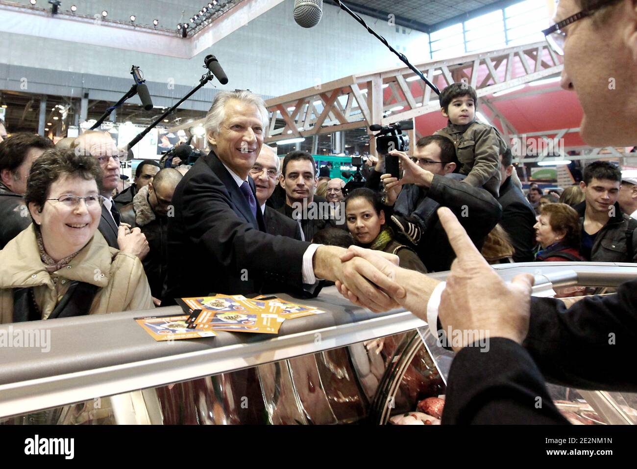 Former French Prime Minister Dominique de Villepin visits the ...