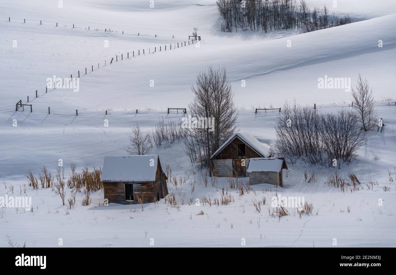 Idaho winter scene hi-res stock photography and images - Alamy