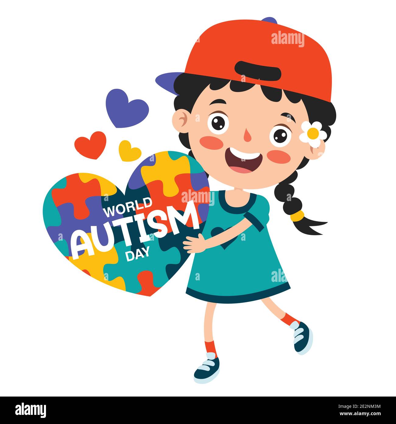 Concept Drawing of Autism Awareness Stock Vector Image & Art - Alamy