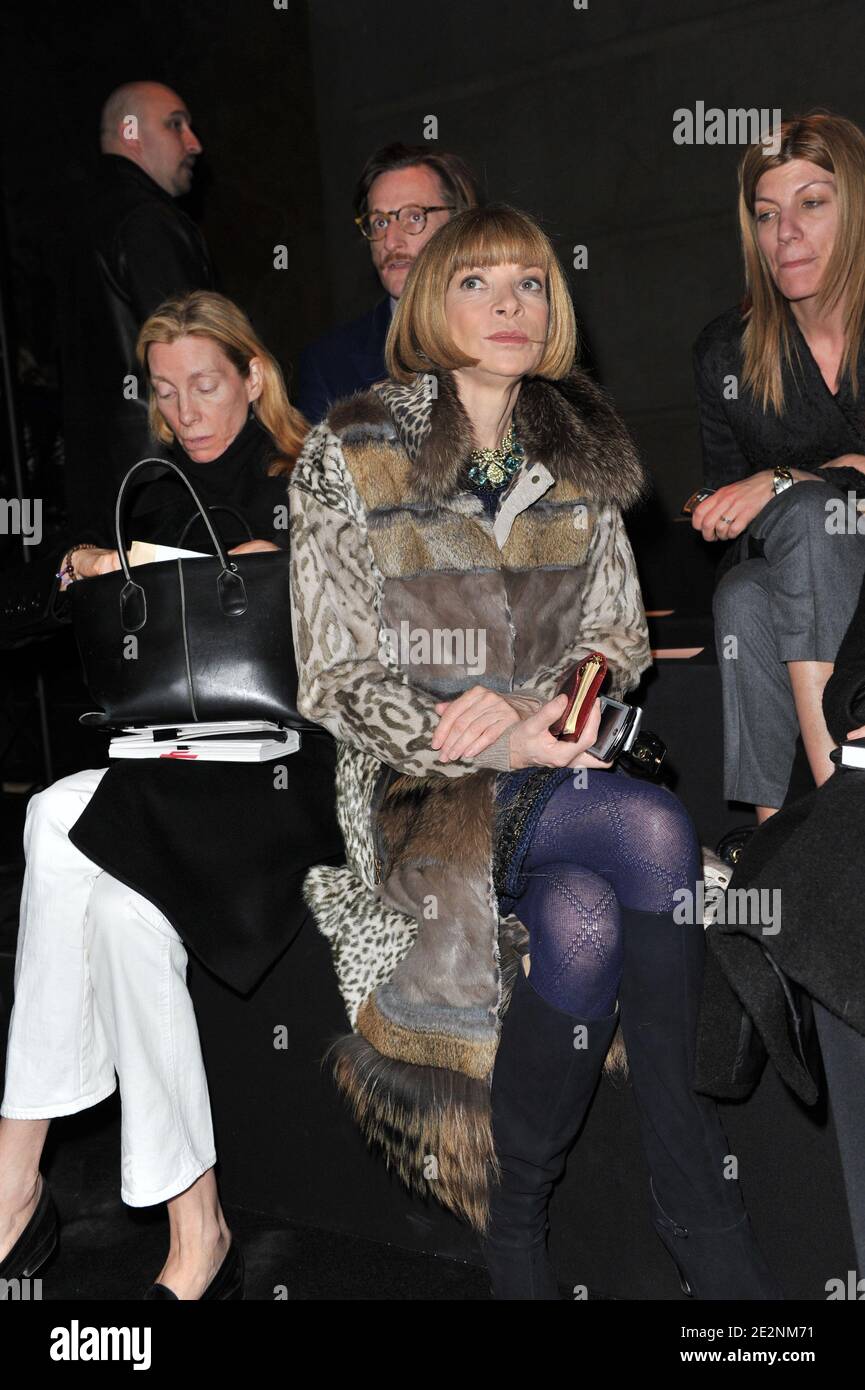 Anna Wintour attends Rochas Fall-Winter 2010/2011 Ready-to-Wear fashion ...