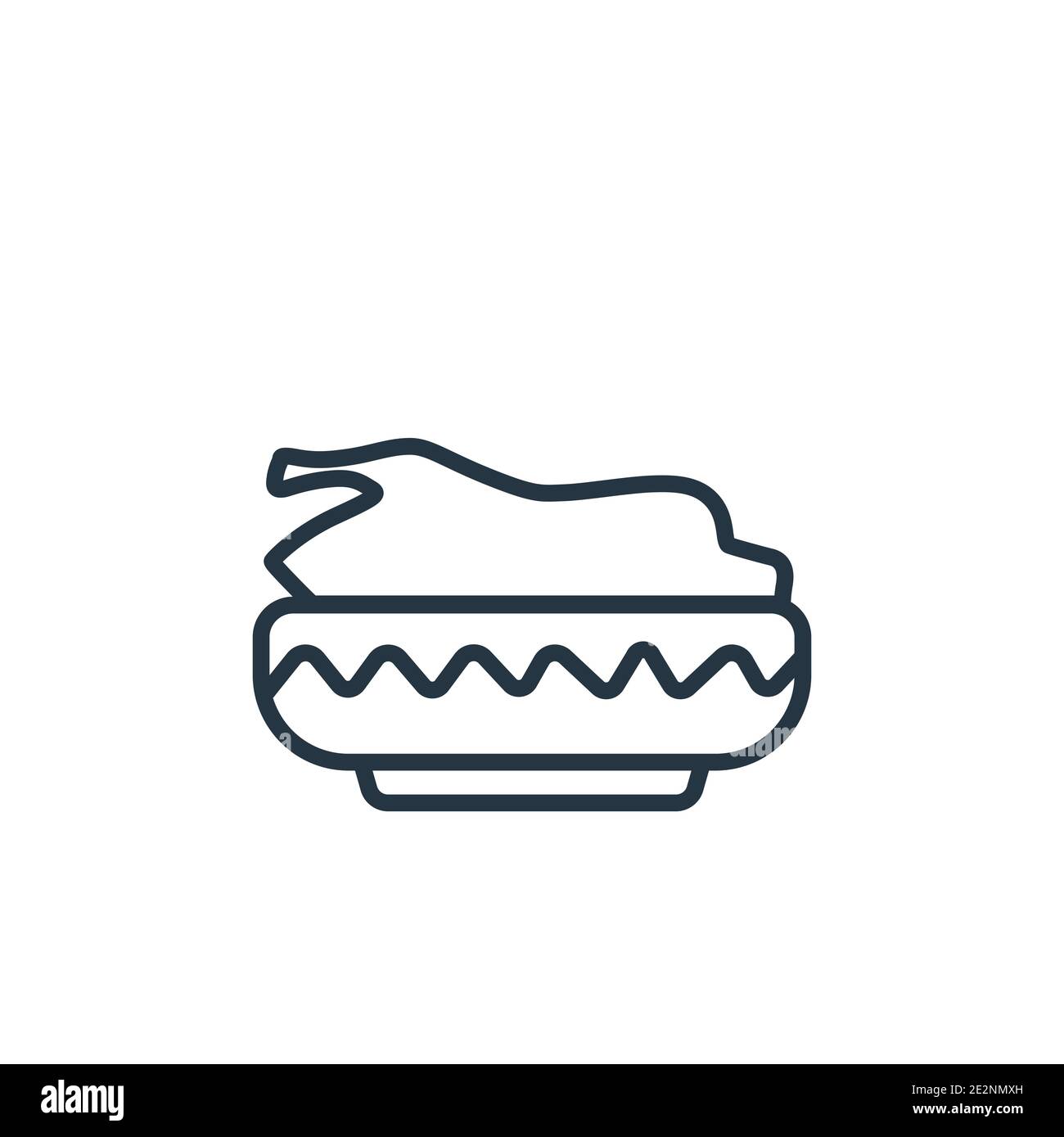 Peking duck outline vector icon. Thin line black peking duck icon, flat ...