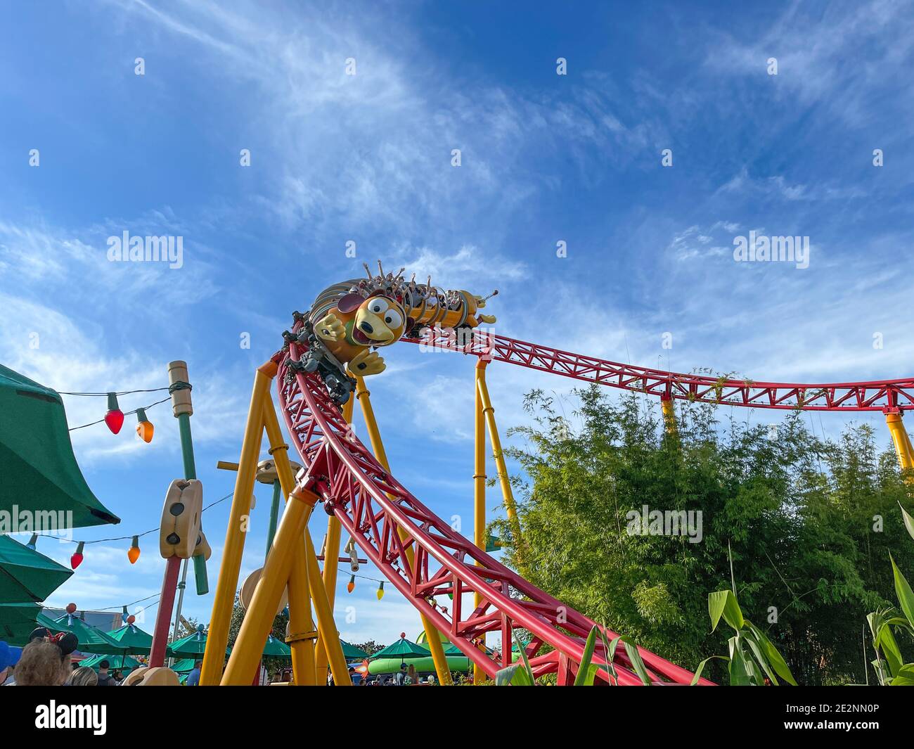 Orlando,FL USA - December 13, 2020: The Slinky Dog Dash roller coaster ...
