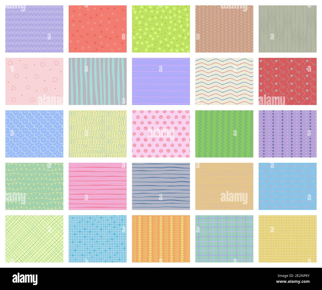 Vector set of pastel flower gift tags, cute colorful hand drawn ...