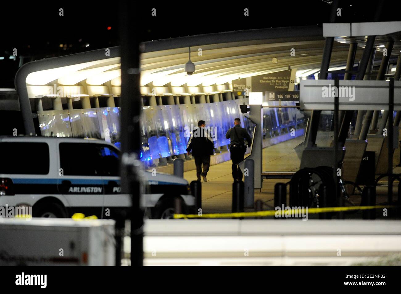 Three people, including two Pentagon police officers, were shot ...
