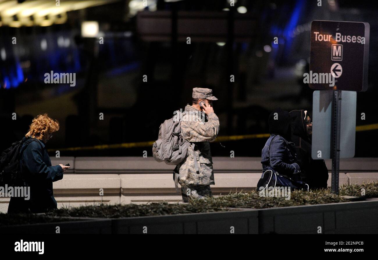 Three people, including two Pentagon police officers, were shot ...