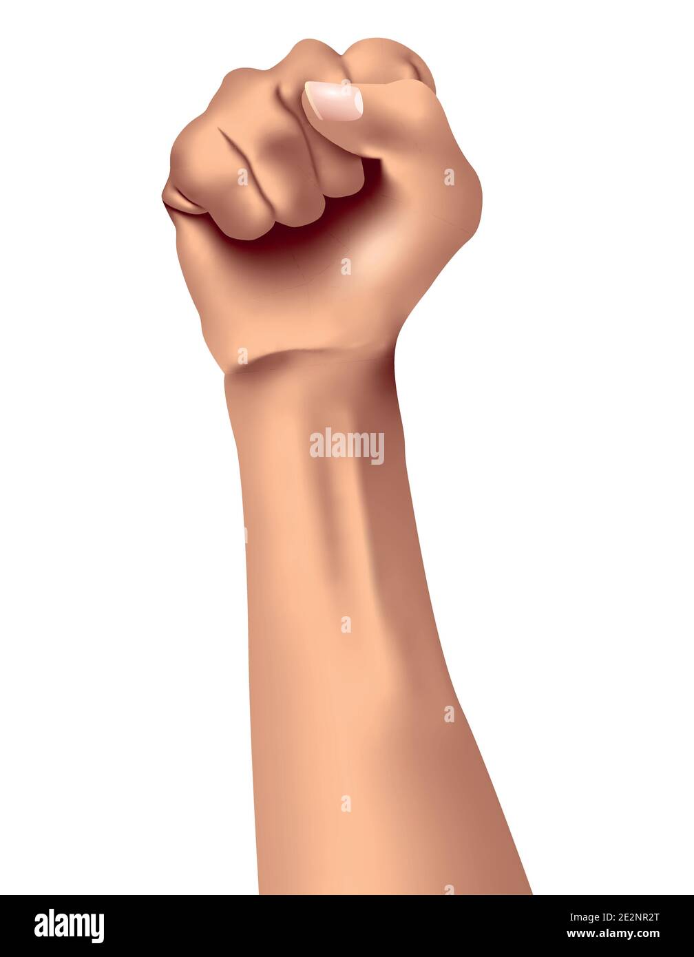 Side view fist hand gesture Stock Vector Images - Alamy