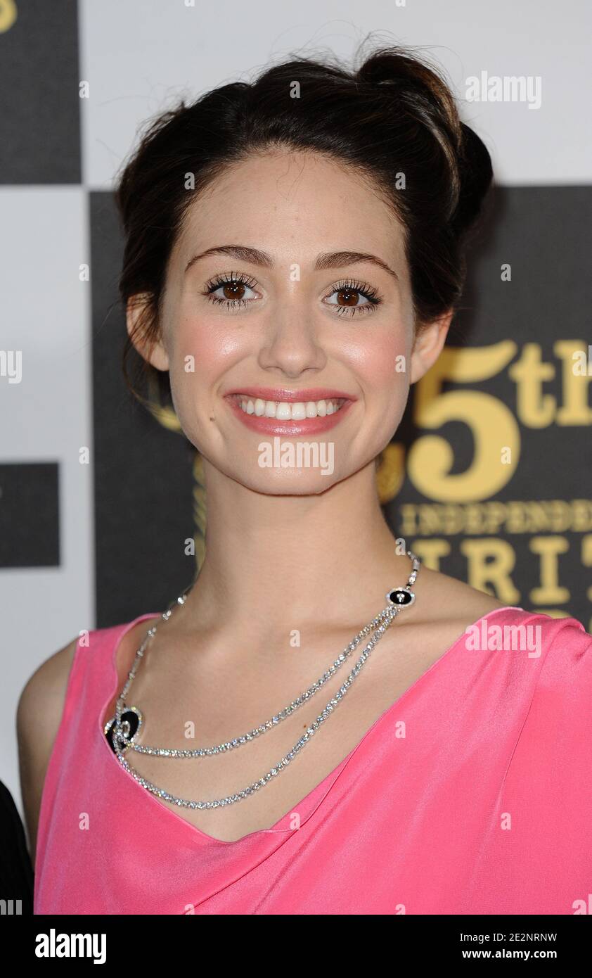 Emmy Rossum at the 25th Film Independent Spirit Awards, held at the LA ...