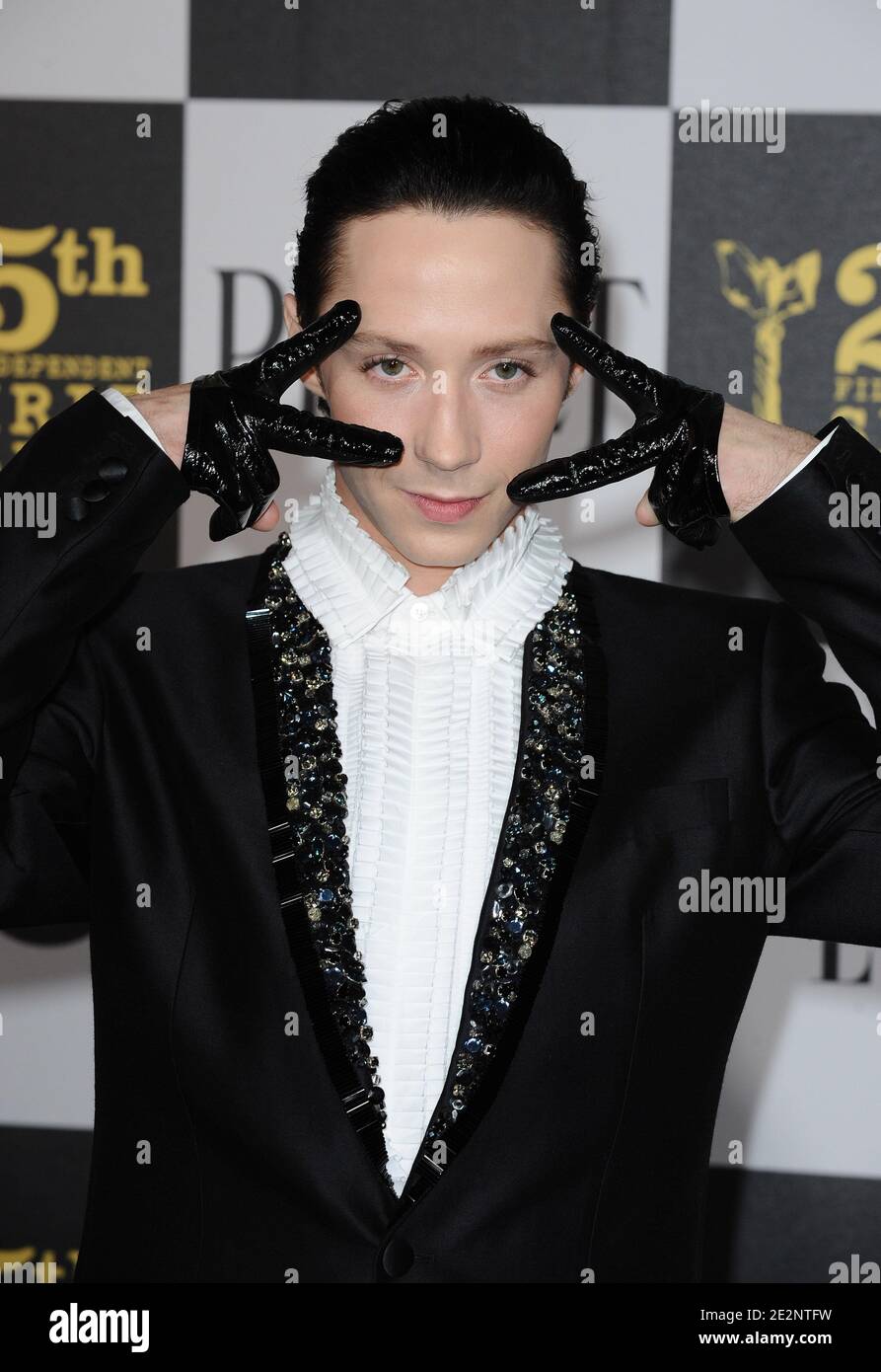 Johnny Weir at the 25th Film Independent Spirit Awards, held at the LA ...
