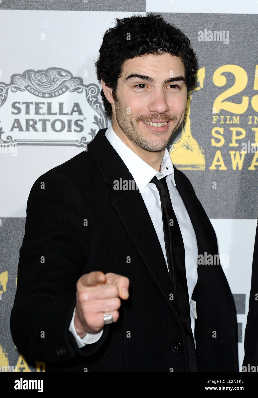 Tahar Rahim at the 25th Film Independent Spirit Awards, held at the LA ...