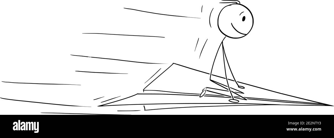 Flying forward Black and White Stock Photos & Images - Alamy