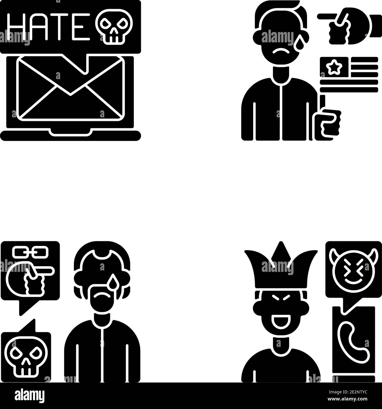 Social media abuse comments hi-res stock photography and images - Alamy