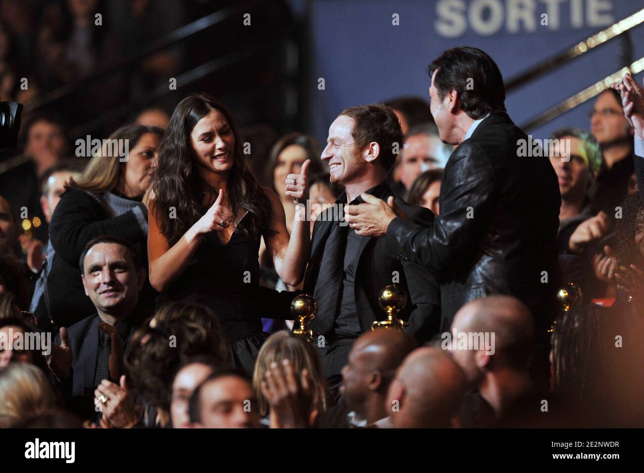 French singer Olivia Ruiz receives the best female singer award during ...