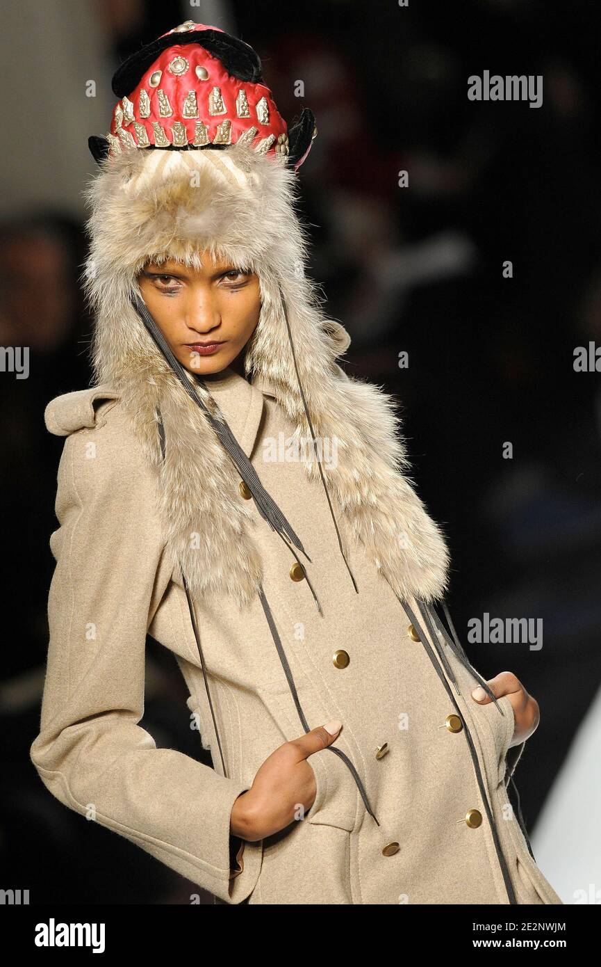 A model displays a creation by Jean-Paul Gaultier for his Fall-Winter ...