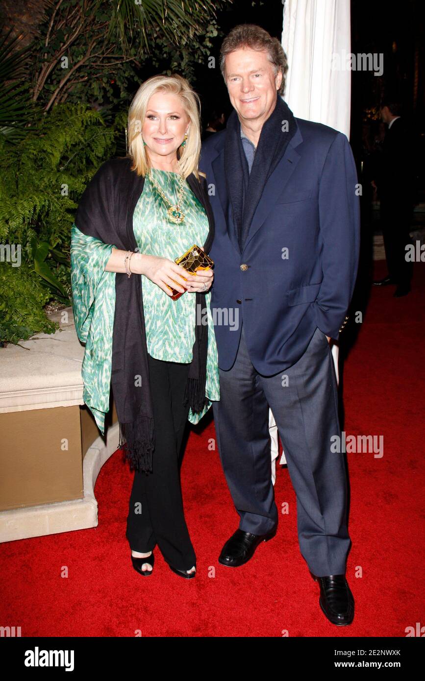 Rick and Kathy Hilton arriving for QVC Red Carpet Style Pre-Oscar Party ...