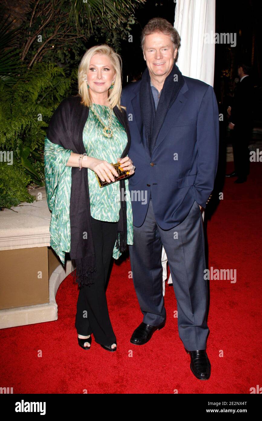 Rick and Kathy Hilton arriving for QVC Red Carpet Style Pre-Oscar Party ...