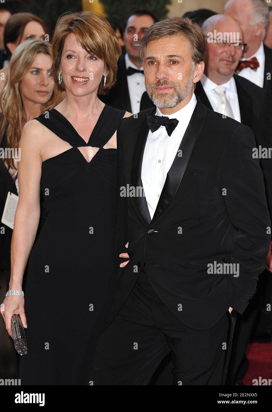 Christoph Waltz with wife Judith Holste arriving at the 82nd Academy ...