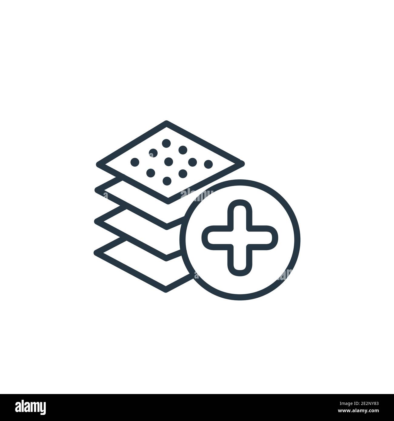 Arrange outline vector icon. Thin line black arrange icon, flat vector ...