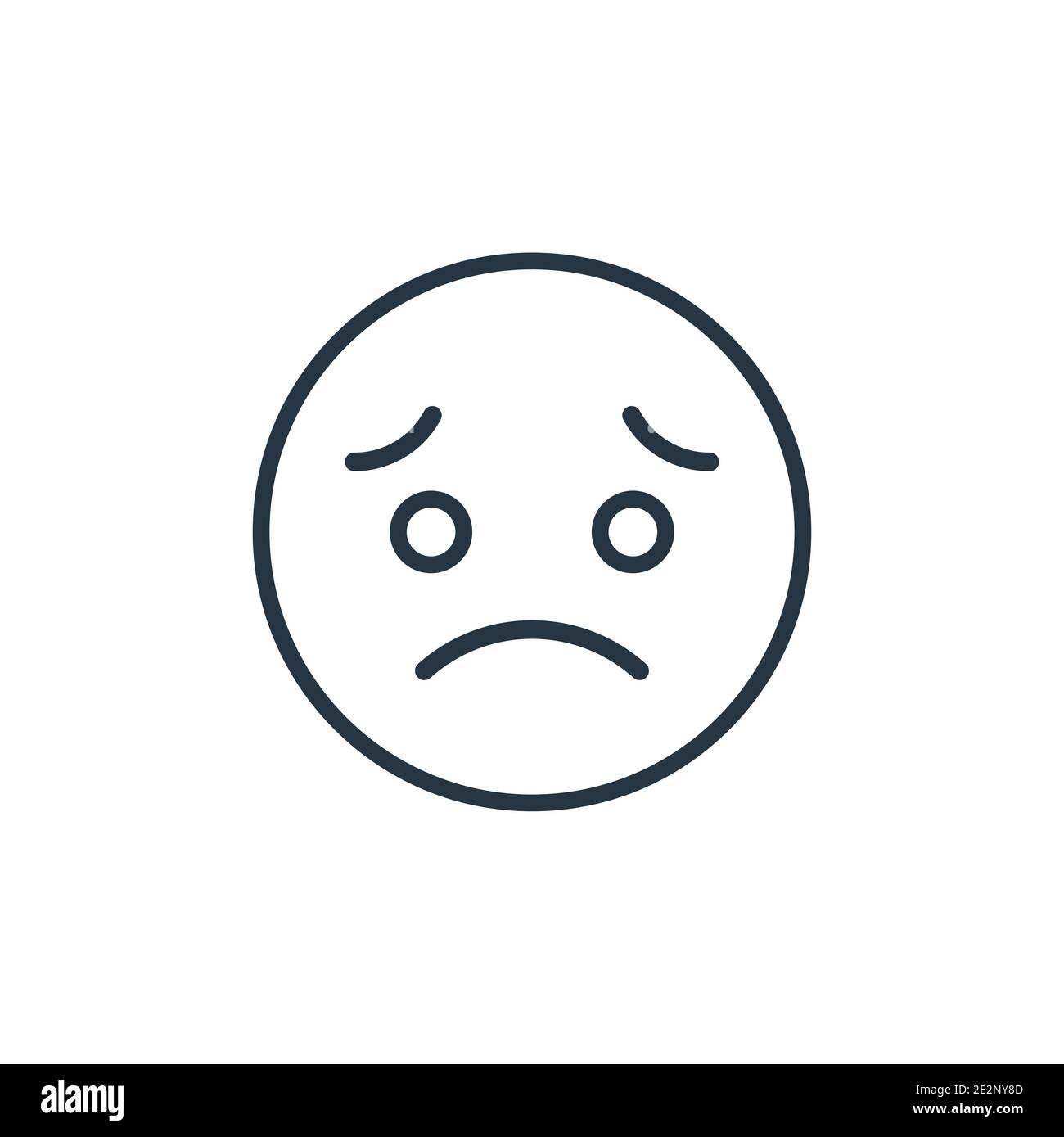 Emoji emoji outline vector icon. Thin line black emoji emoji icon, flat ...