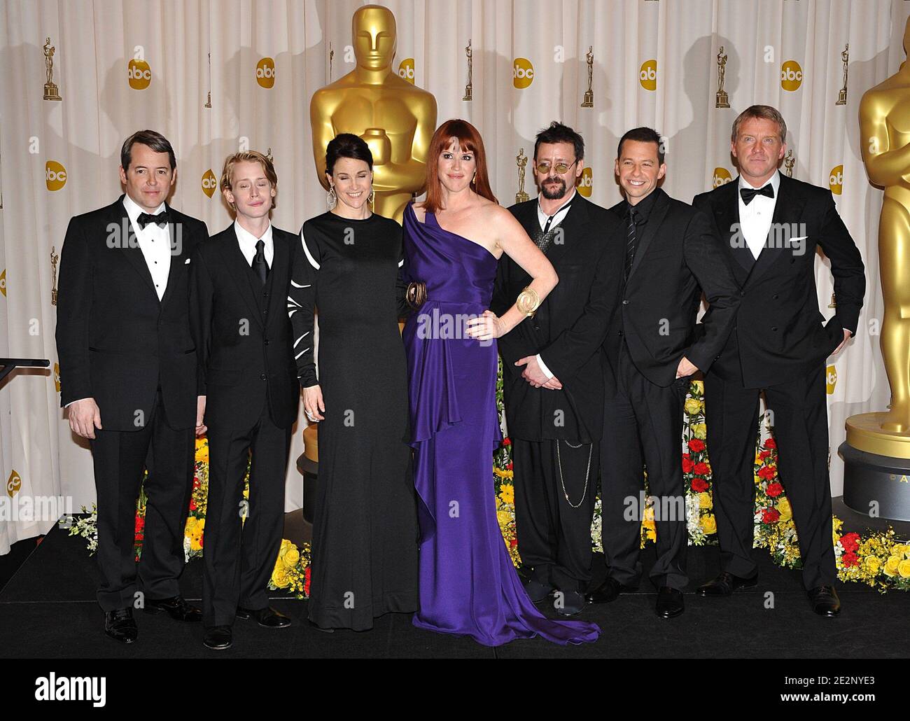 L-R: Matthew Broderick, Macaulay Culkin, Ally Sheedy, Molly Ringwald ...