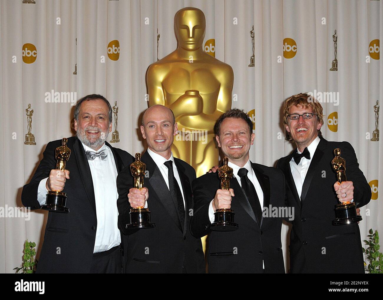 L-R: Joe Letteri, Stephen Rosenbaum, Richard Baneham and Andrew R ...