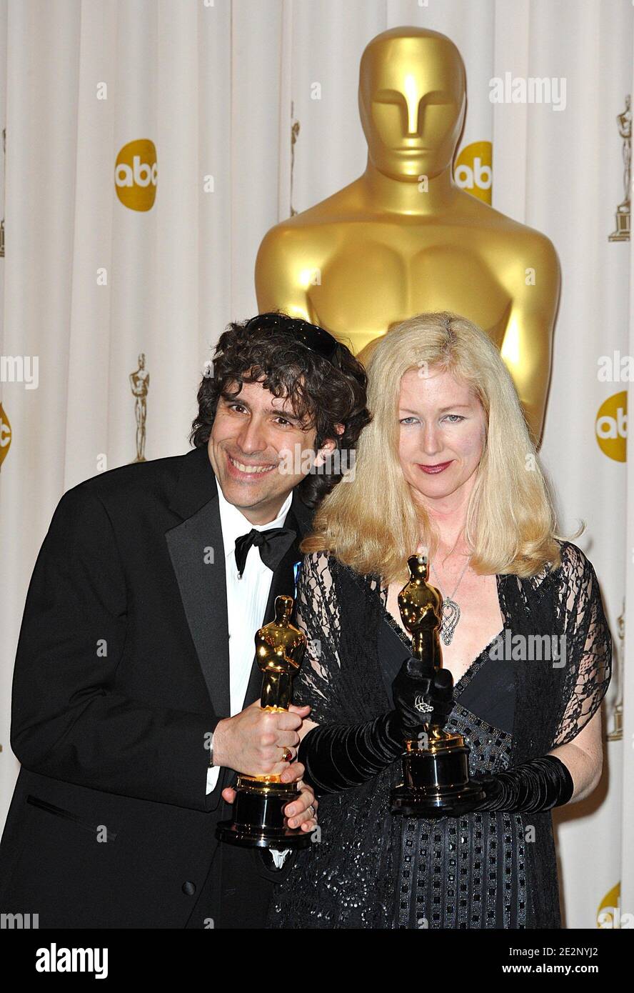 Bob Murawski and Chris Innis with their awards for Best Film Editing ...