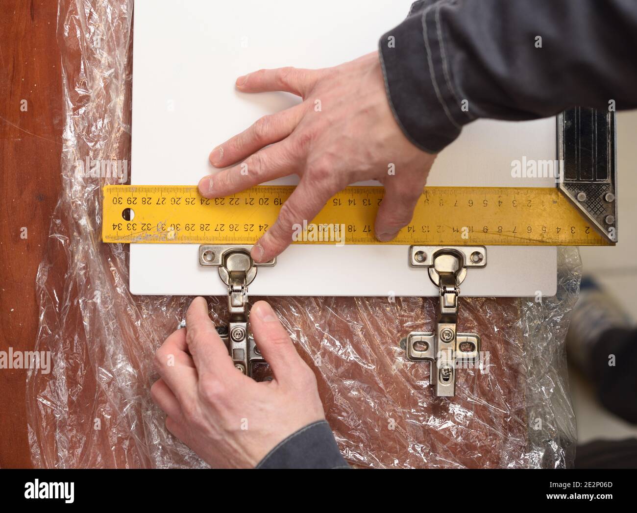 Installing hinges hi-res stock photography and images - Alamy