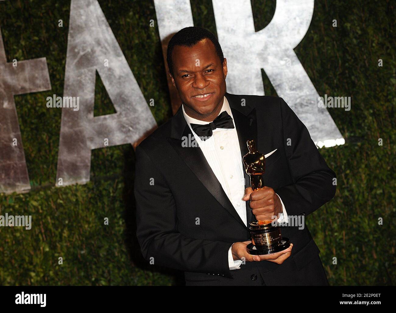 Geoffrey Fletcher arriving at the Vanity Fair Oscar Party 2010, held at ...