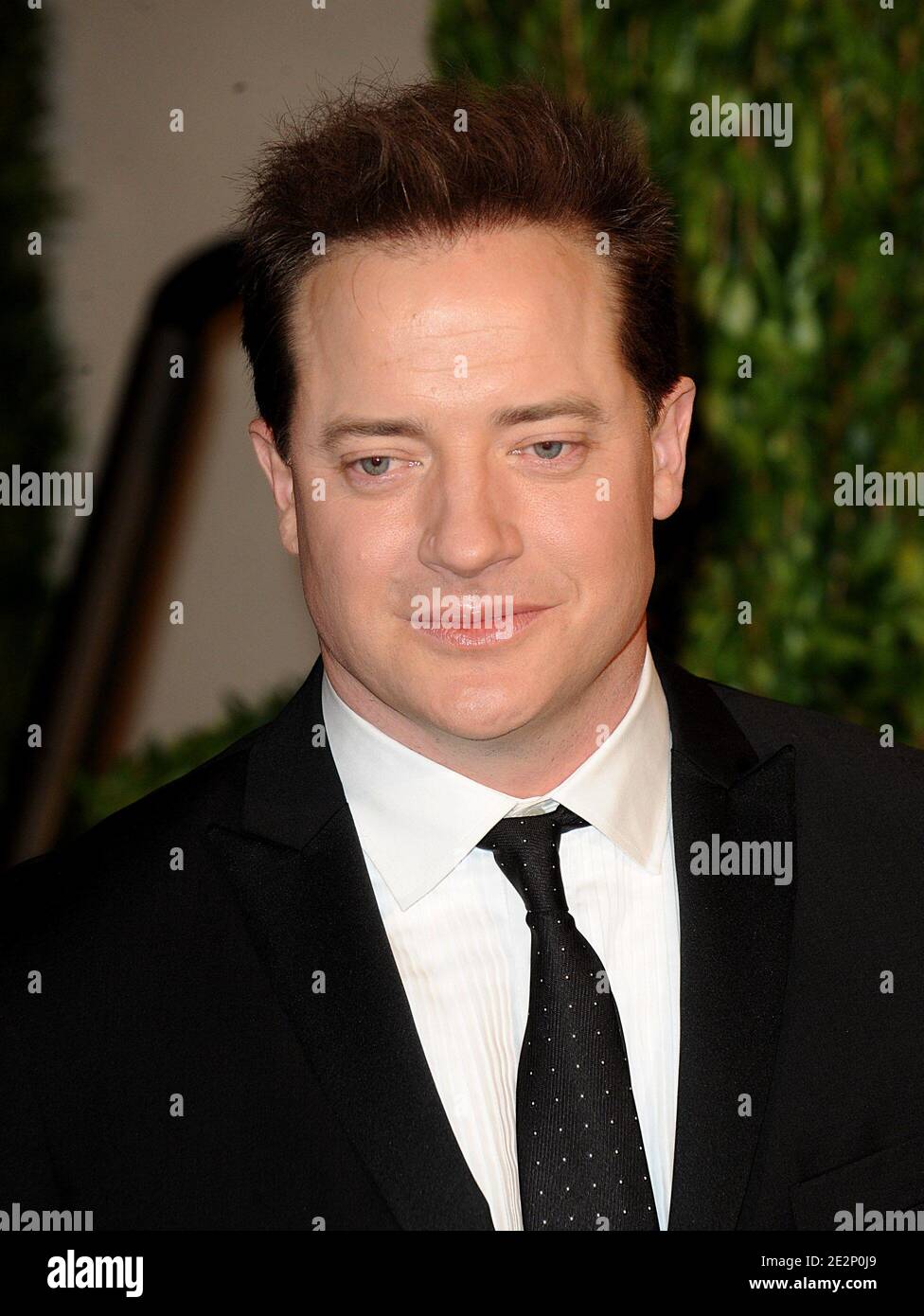 Brendan Fraser arriving at the Vanity Fair Oscar Party 2010, held at ...