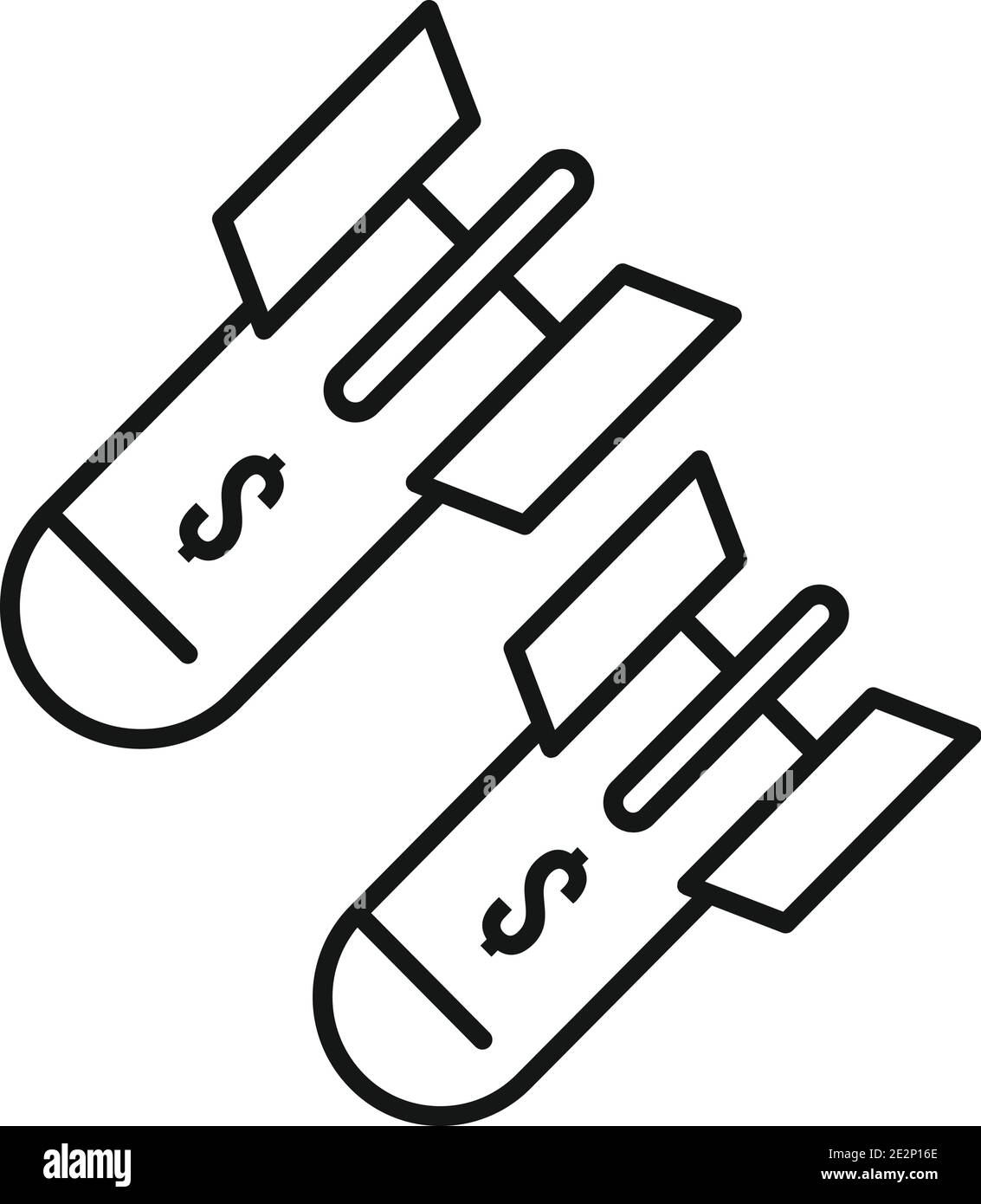 War rockets Stock Vector Images - Alamy