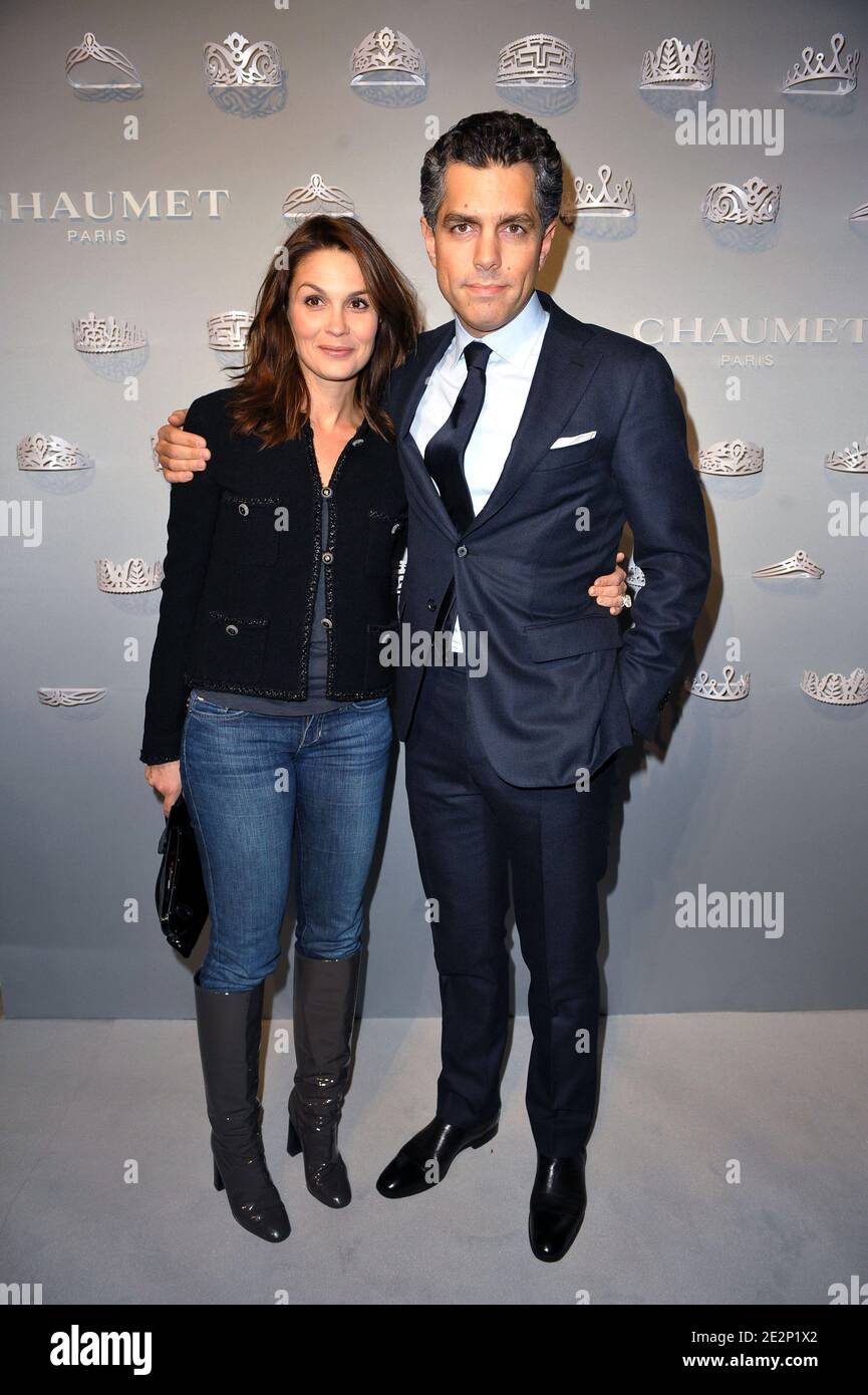 Barbara Schulz and friend arriving fot the Chaumet Cocktail Party to ...
