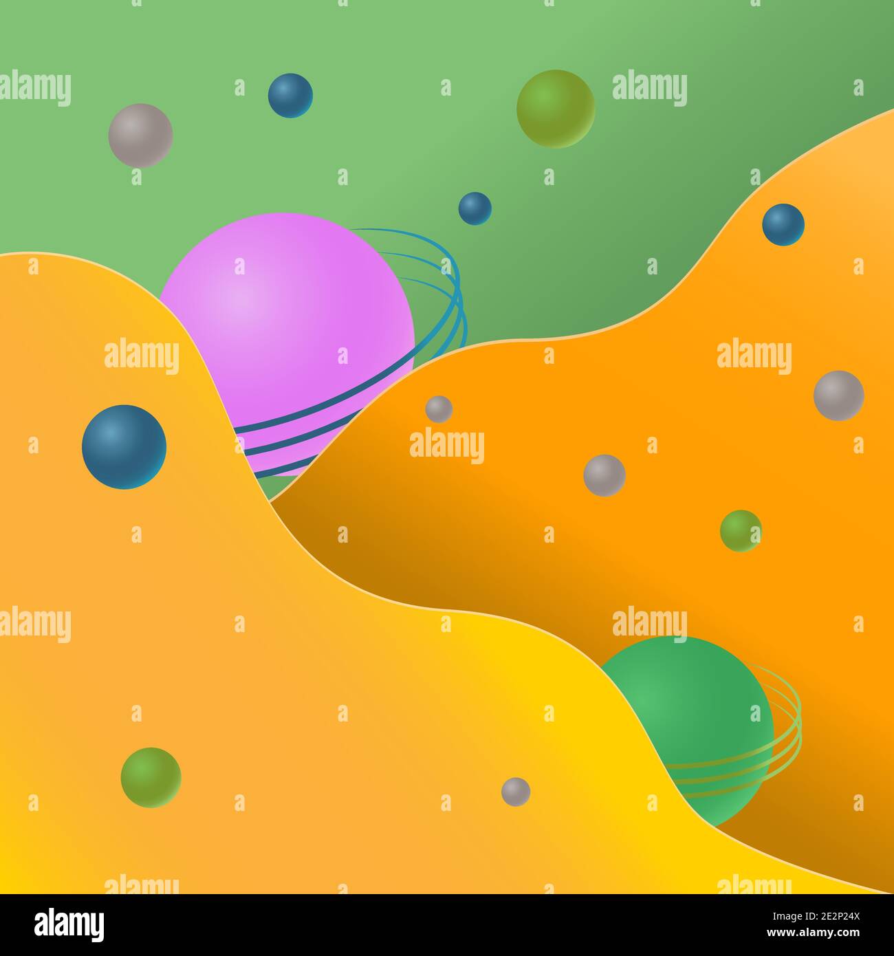 Abstract background with spheres Stock Vector Image & Art - Alamy