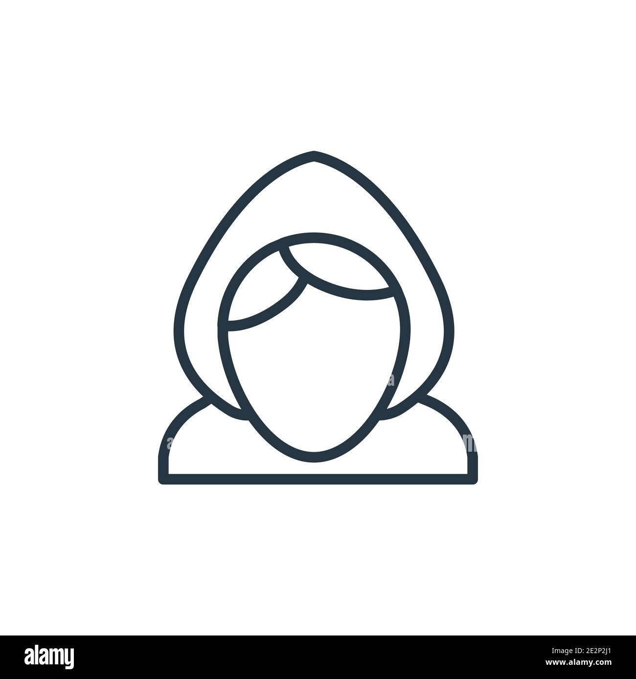 Fairy godmother outline vector icon. Thin line black fairy godmother ...