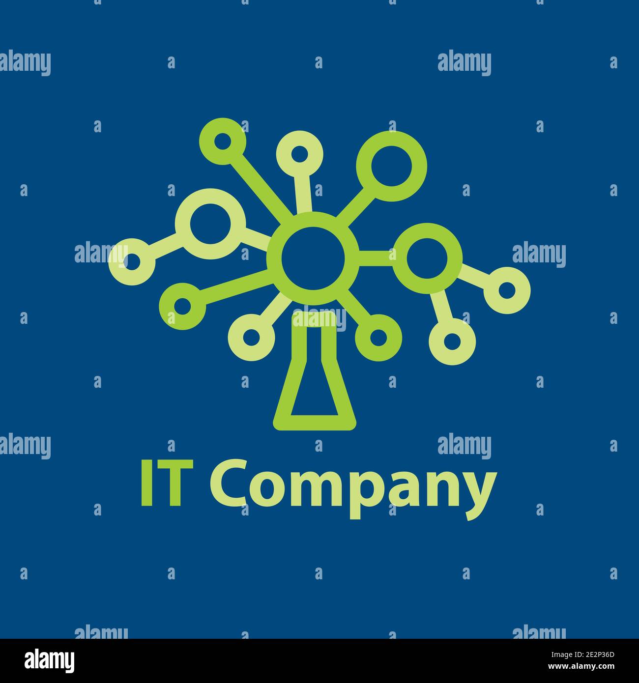 Vector logo of an it company Stock Vector Image & Art - Alamy