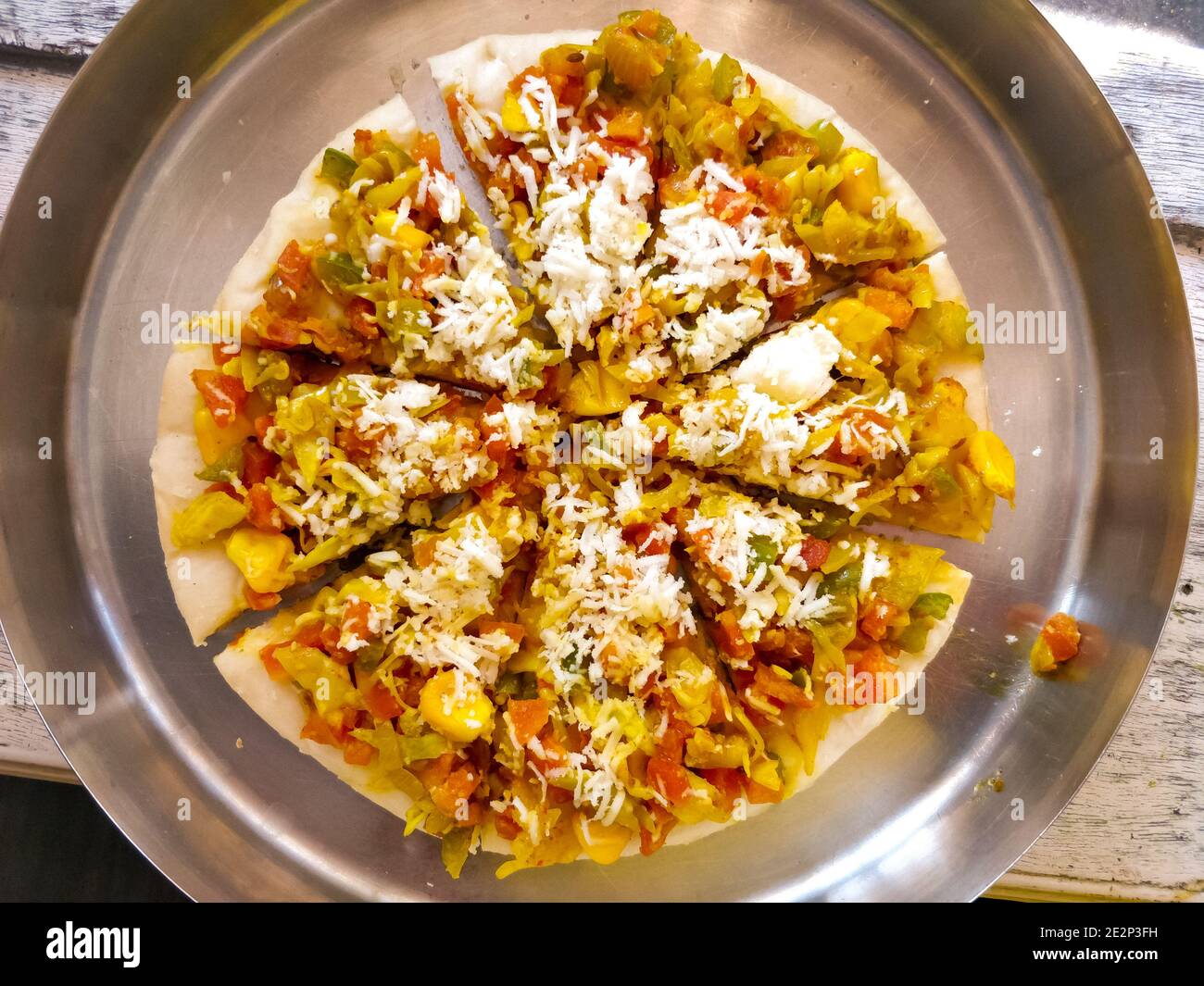 Pizza mozarella vegetables hi-res stock photography and images - Alamy
