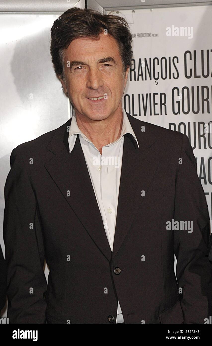 Francois Cluzet arriving for the premiere of 'Blanc Comme Neige' at MK2 ...