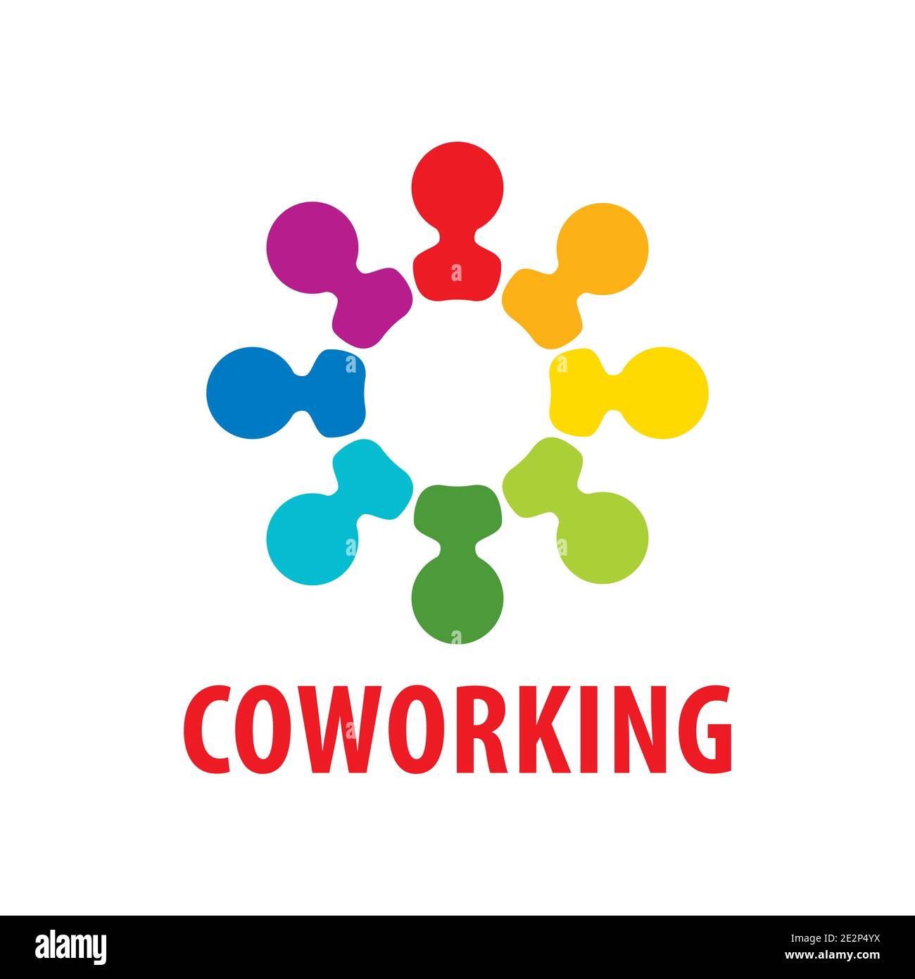 Vector logo coworking and workspace Stock Vector Image & Art - Alamy