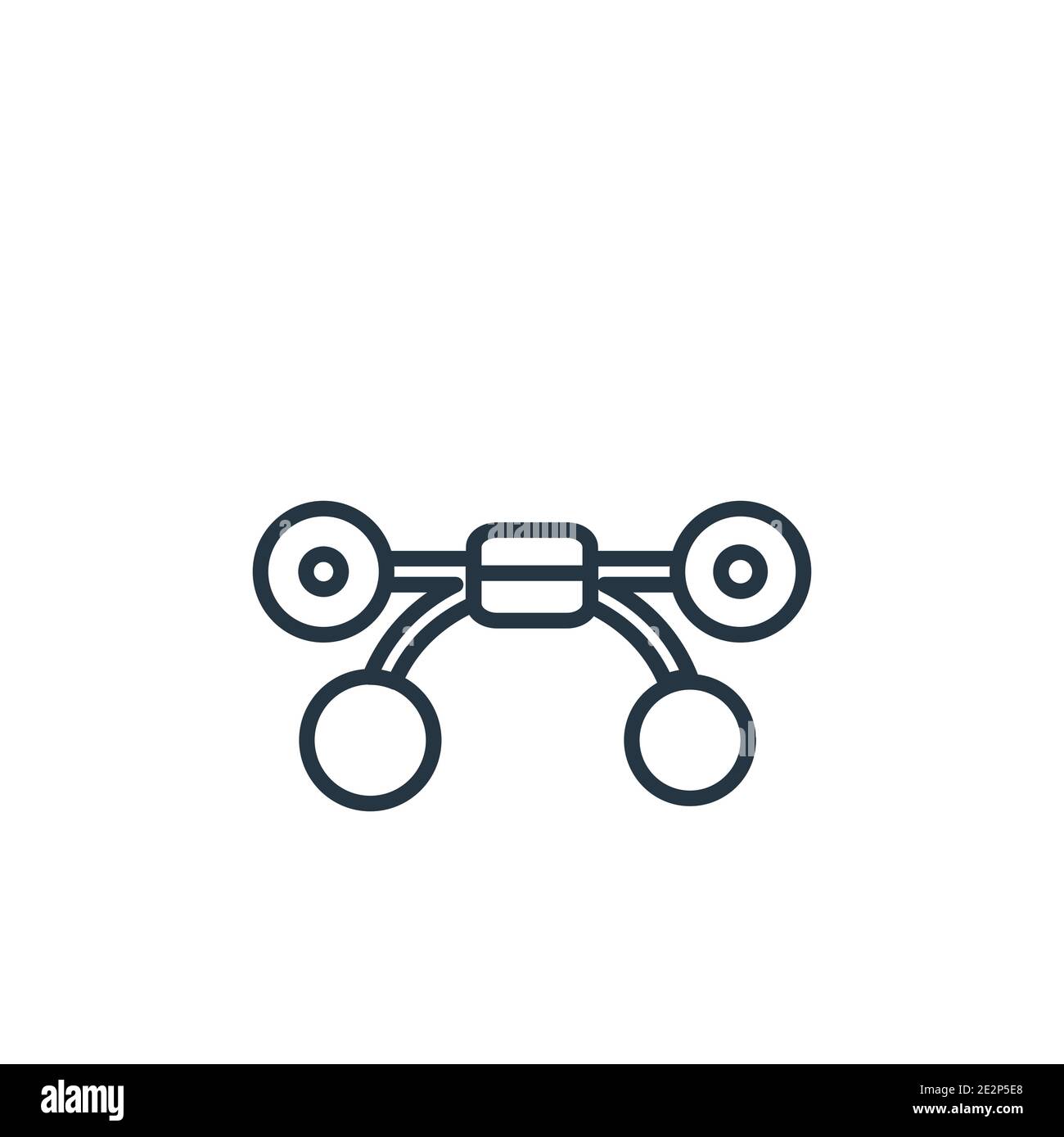 Graphic tool outline vector icon. Thin line black graphic tool icon ...