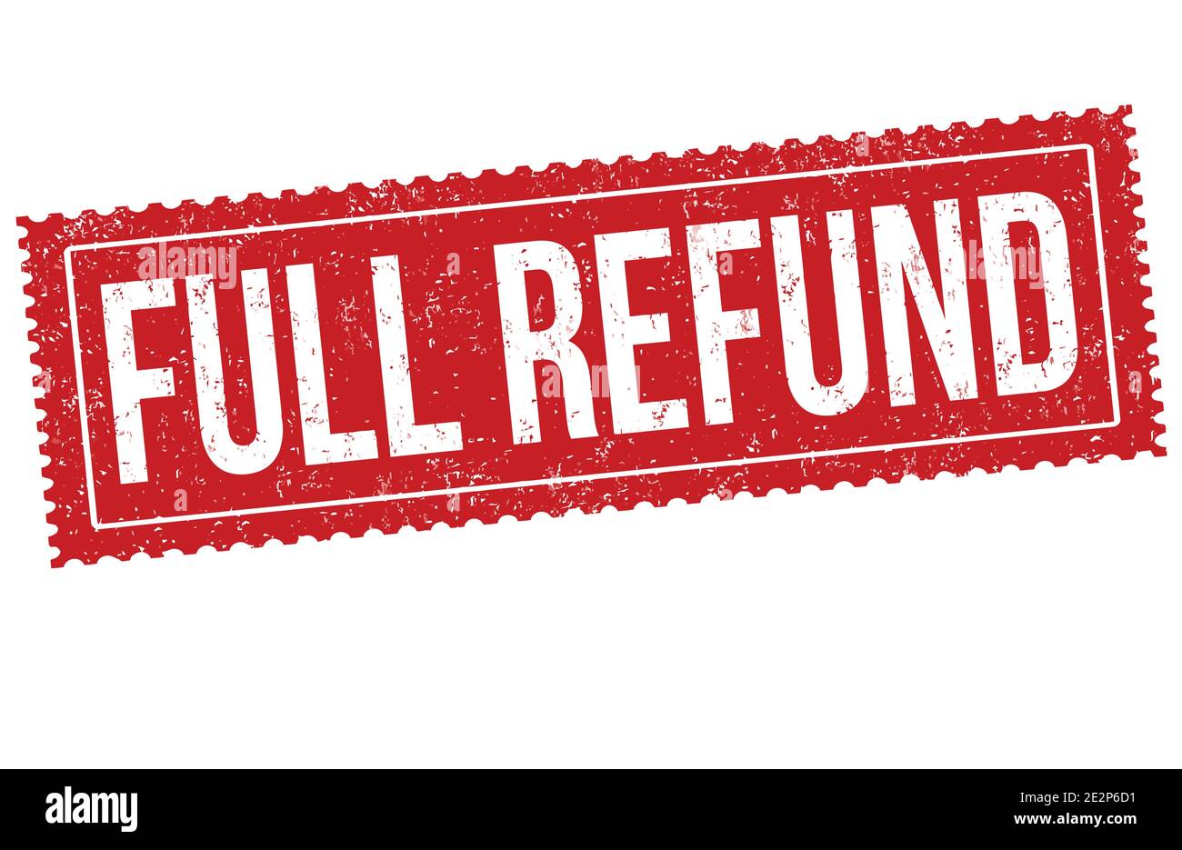 Full refund grunge rubber stamp on white background, vector ...