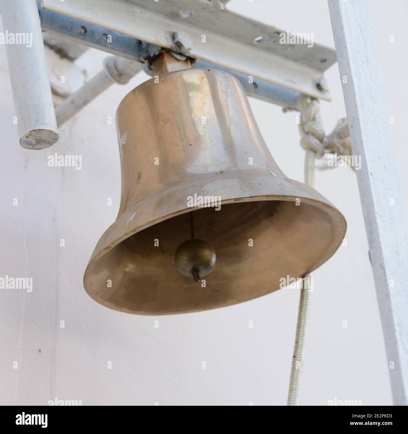 bell isolated on white Stock Photo - Alamy