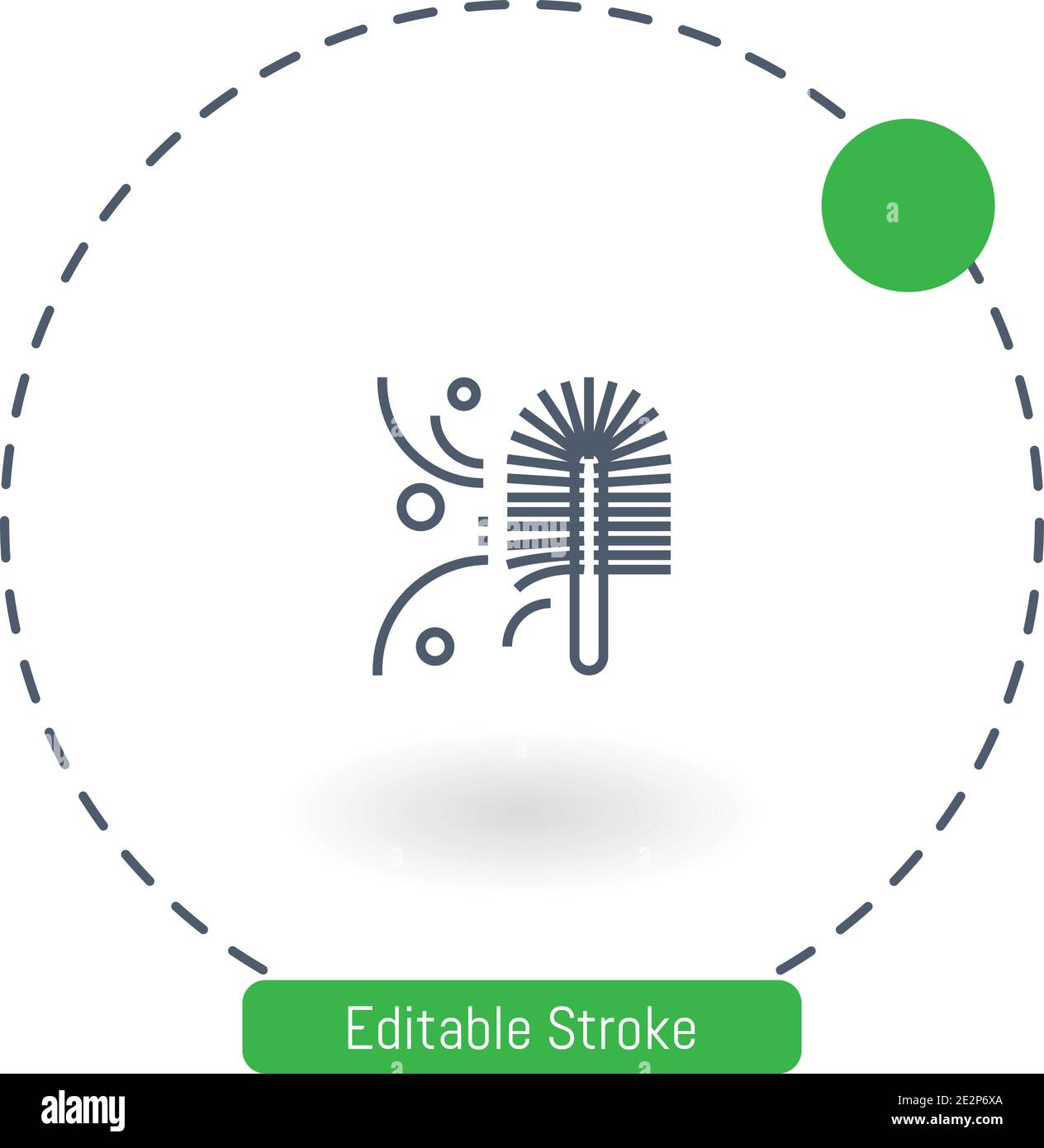 dust vector icon editable stroke outline icons for web and mobile Stock ...