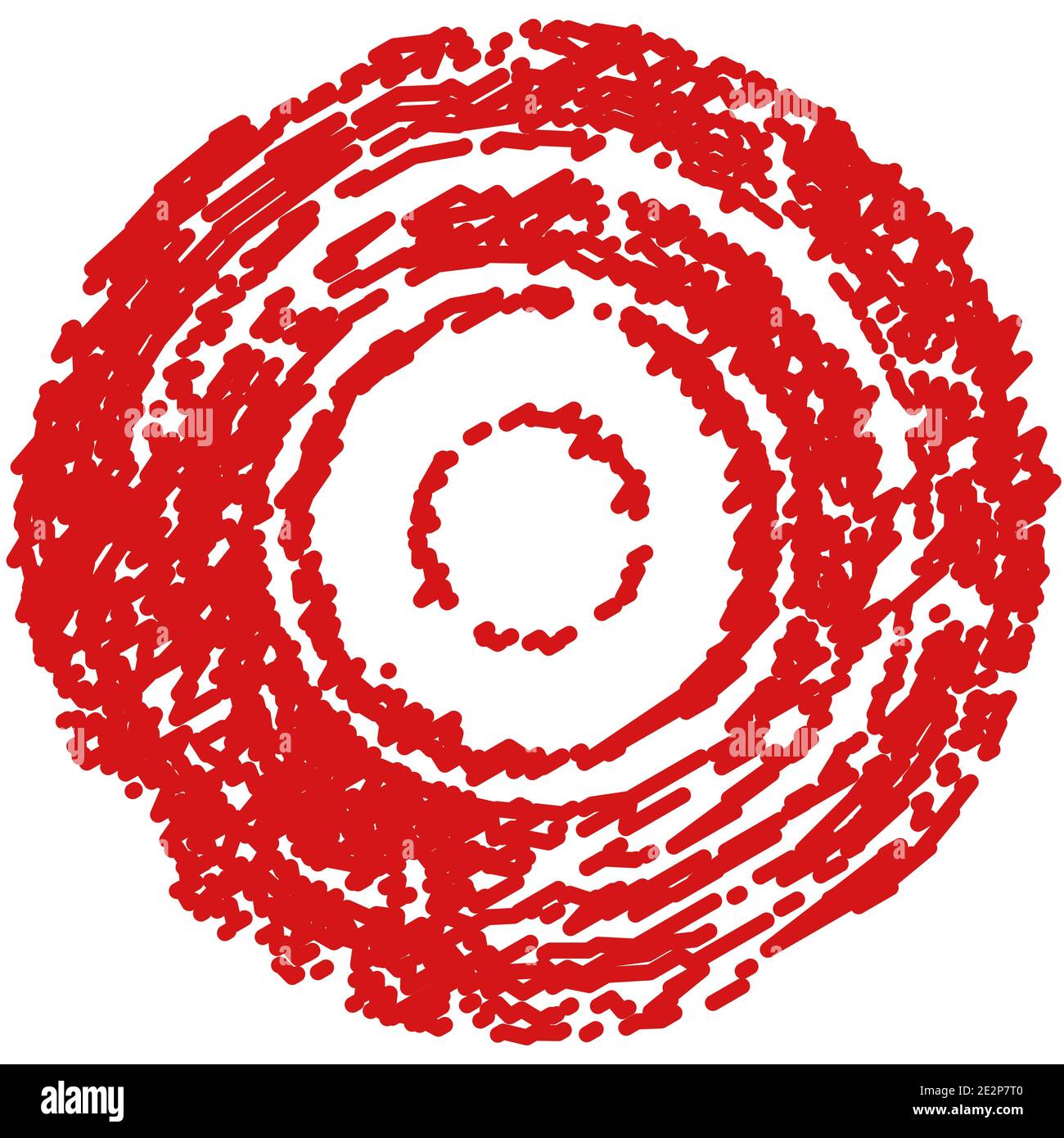 Draft round red grunge Stock Vector Images - Alamy