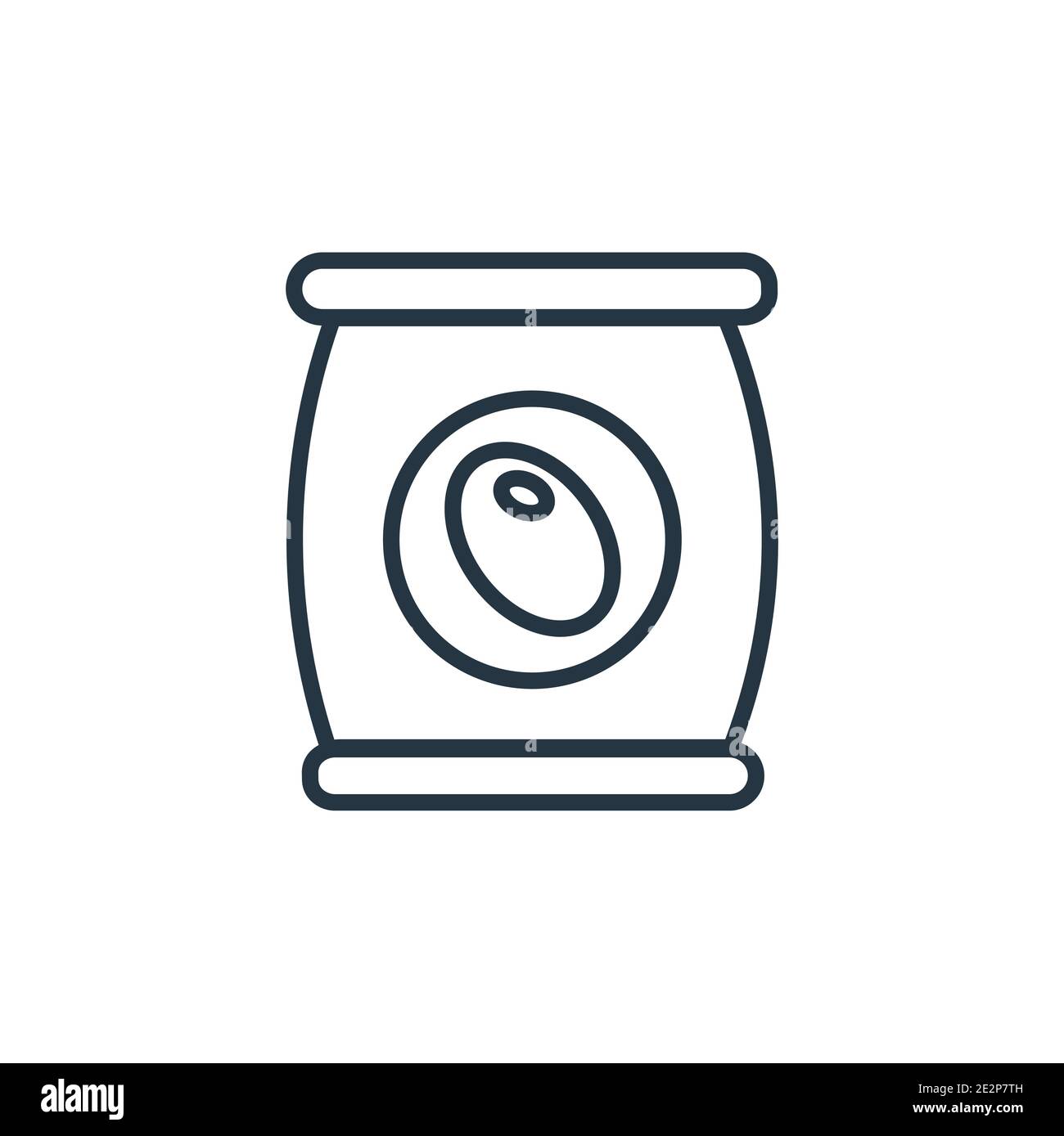 Pack outline vector icon. Thin line black pack icon, flat vector simple ...